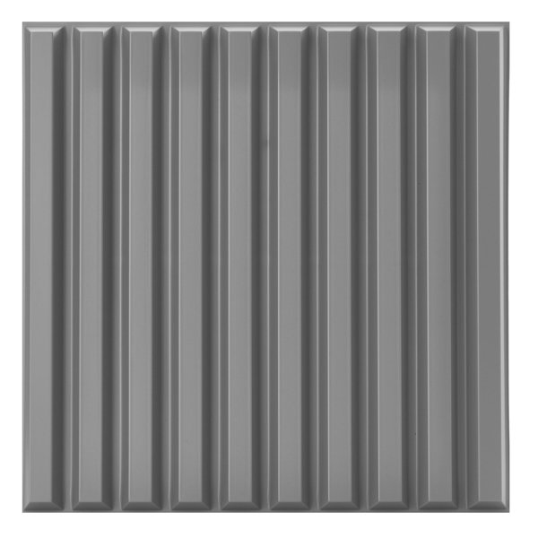 17 Stories 3D Wall Panels With Adhesive Included 19.6" 3D Fluted Line ...