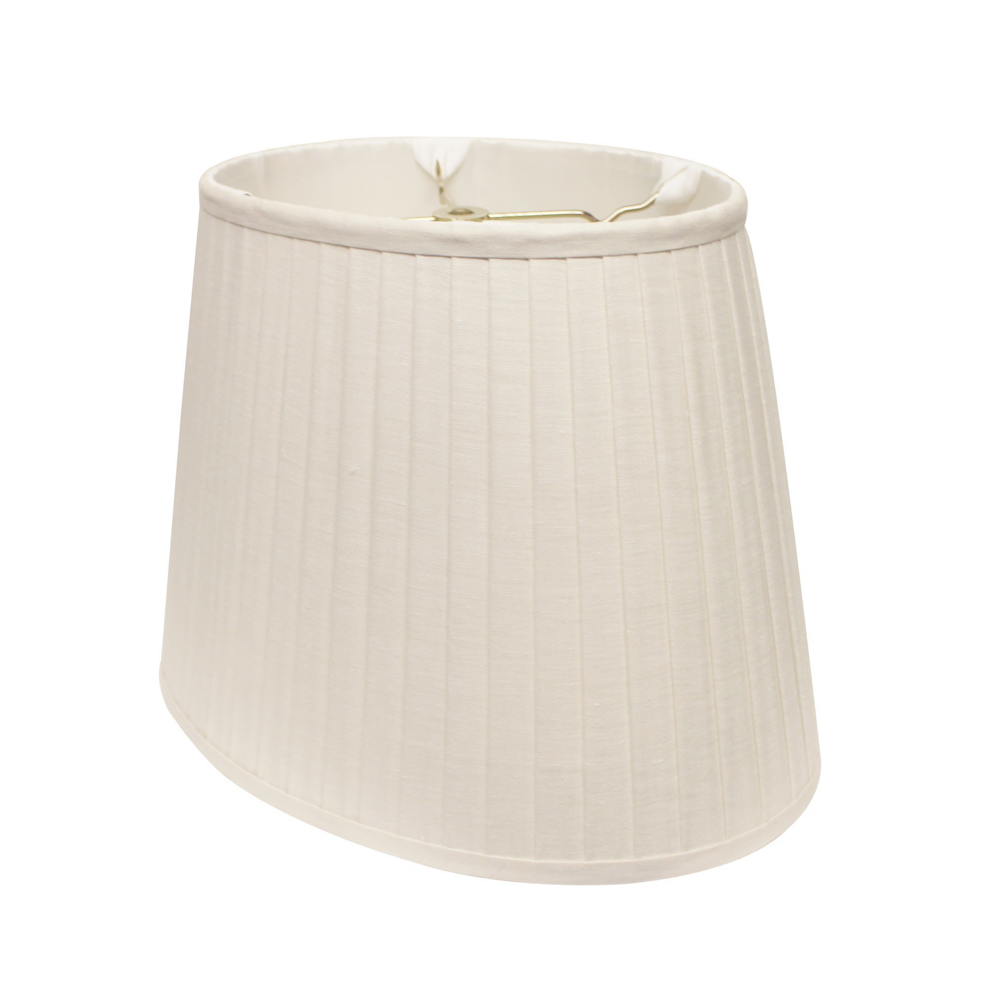 ZeaZu 14" Slanted Oval Paperback Linen Lampshade | Wayfair