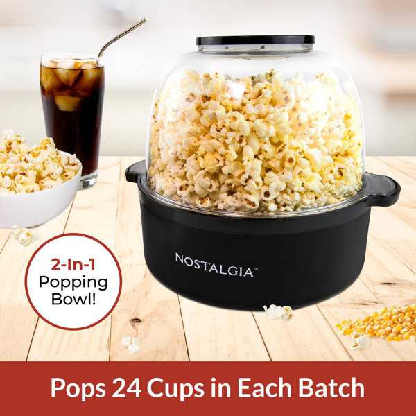 Nostalgia 6 QT Stainless Steel Stirring Popcorn Popper | Wayfair
