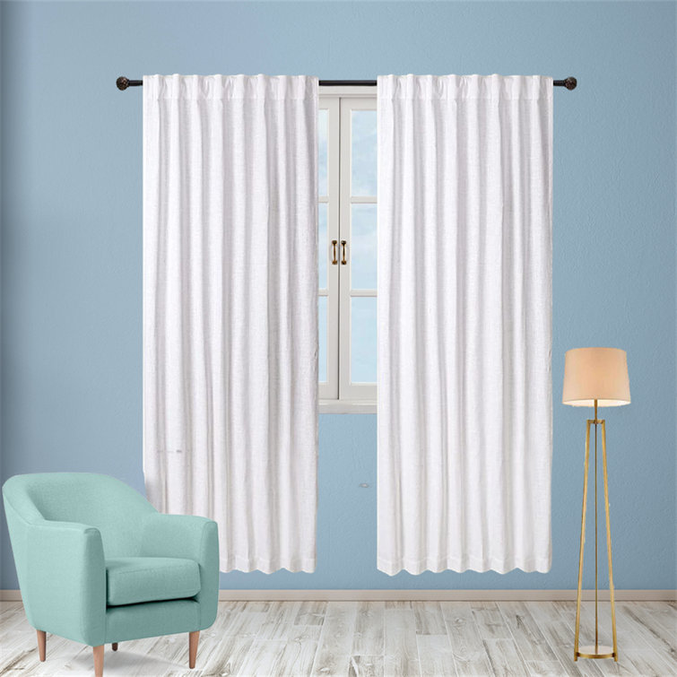 Gracie Oaks Markavius Fabric Max Blackout Curtains / Drapes Pair ...