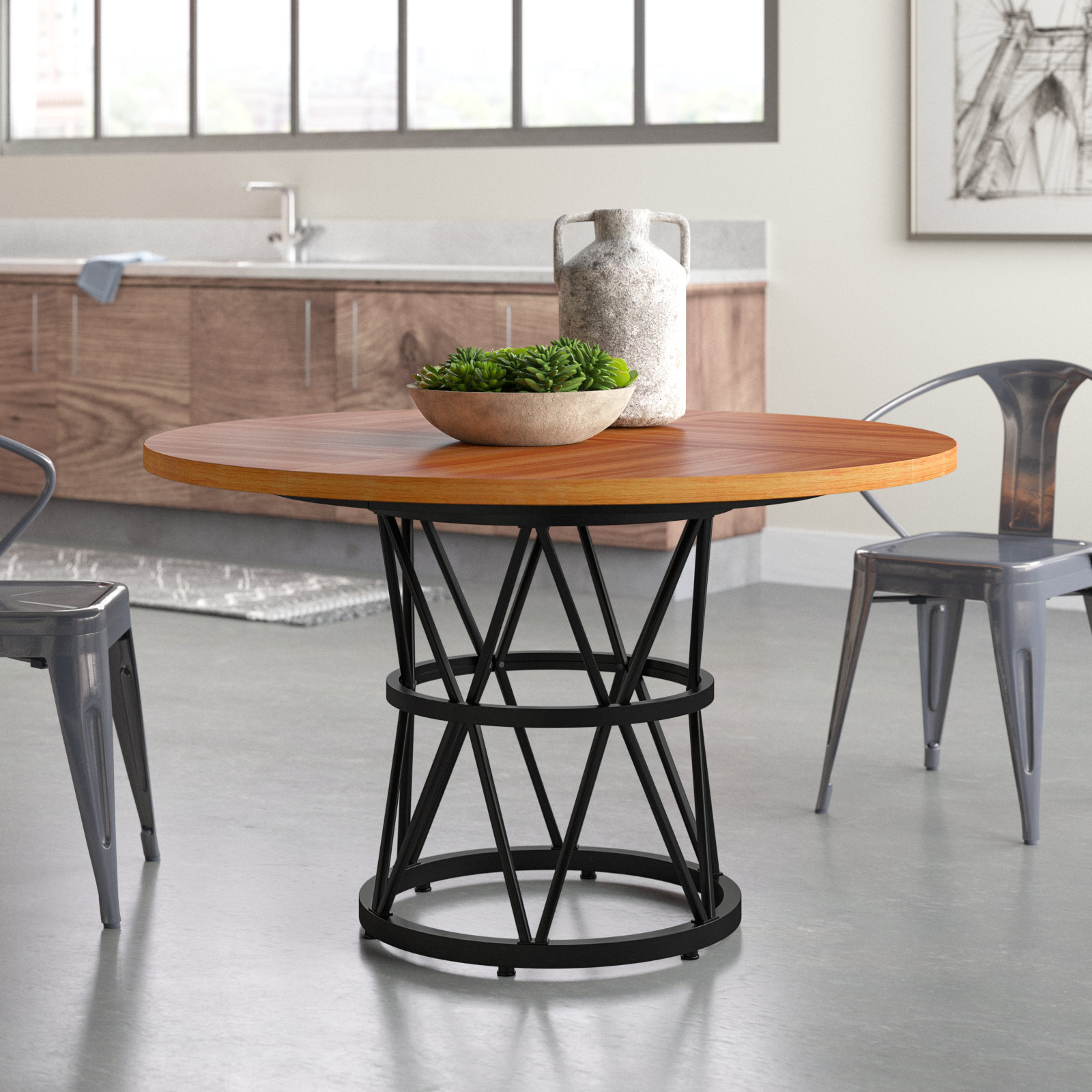 Trent Austin Design Azucena 47.24'' L x 47.24'' W Dining Table ...