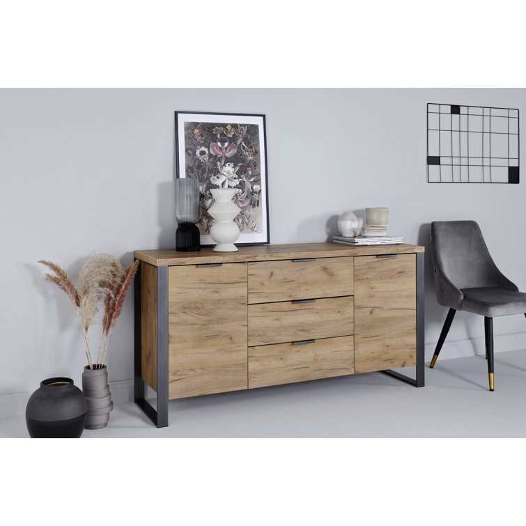 Mercury Row Apogee 150 Cm Wide 3 Drawer Sideboard & Reviews | Wayfair.co.uk