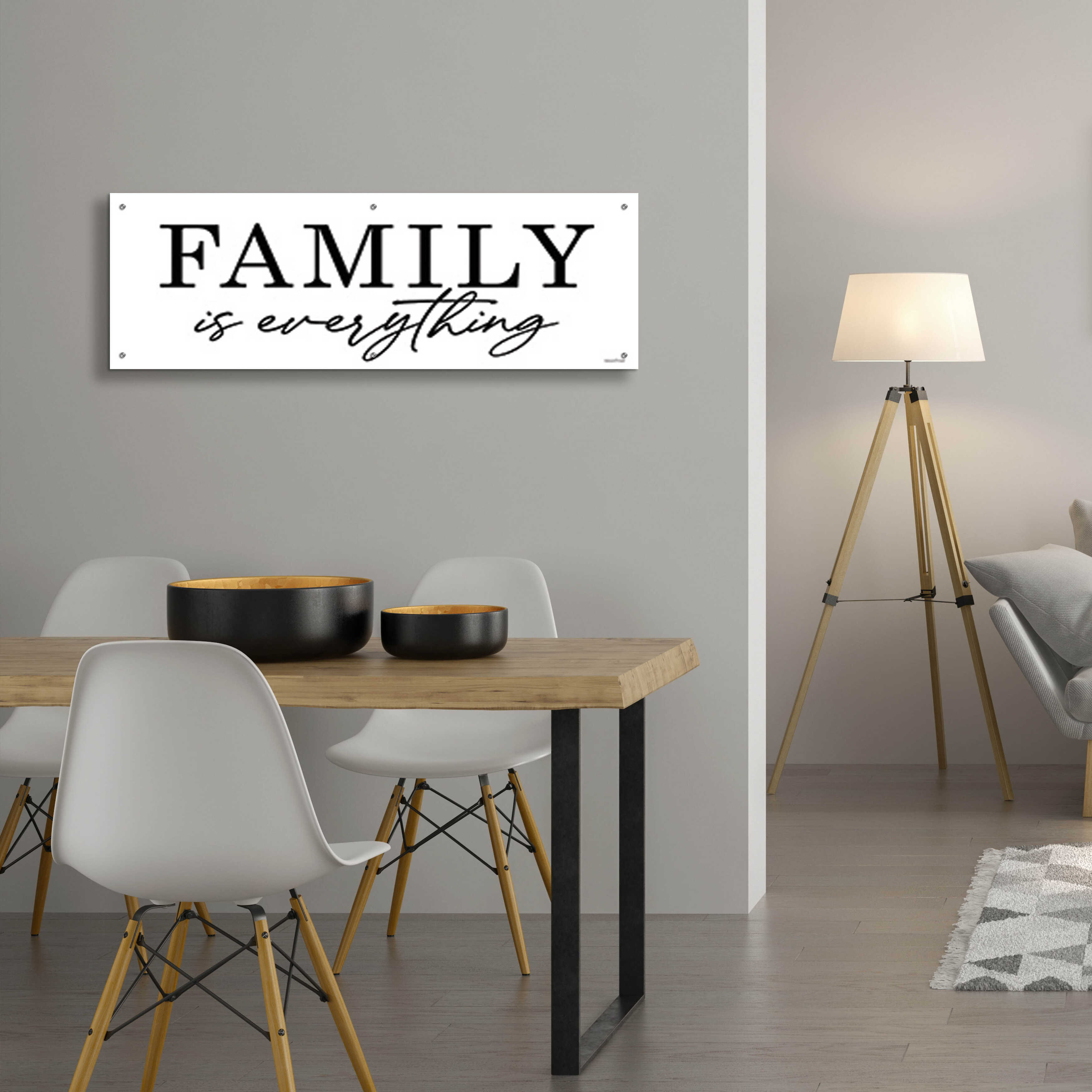 Trinx Family Is Everything by Lettered & Lined - Unframed Panoramic ...
