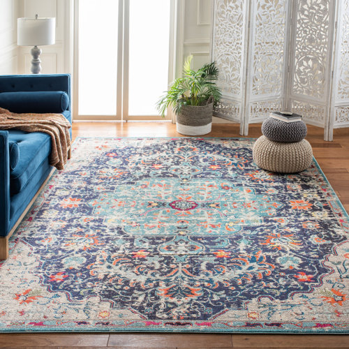 8' x 10' Teal Area Rugs You'll Love | Wayfair