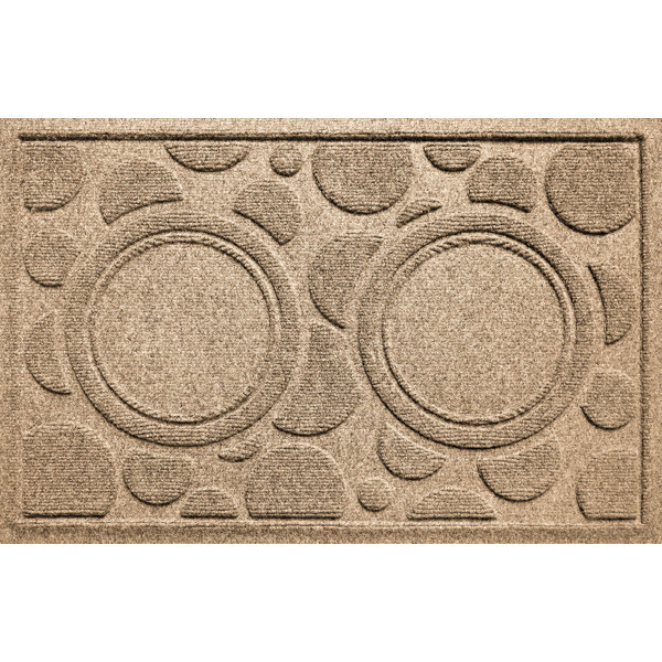 Matterly WaterHog Dog Bowl Dots 18 in. x 27 in. Pet Feeder Mat ...