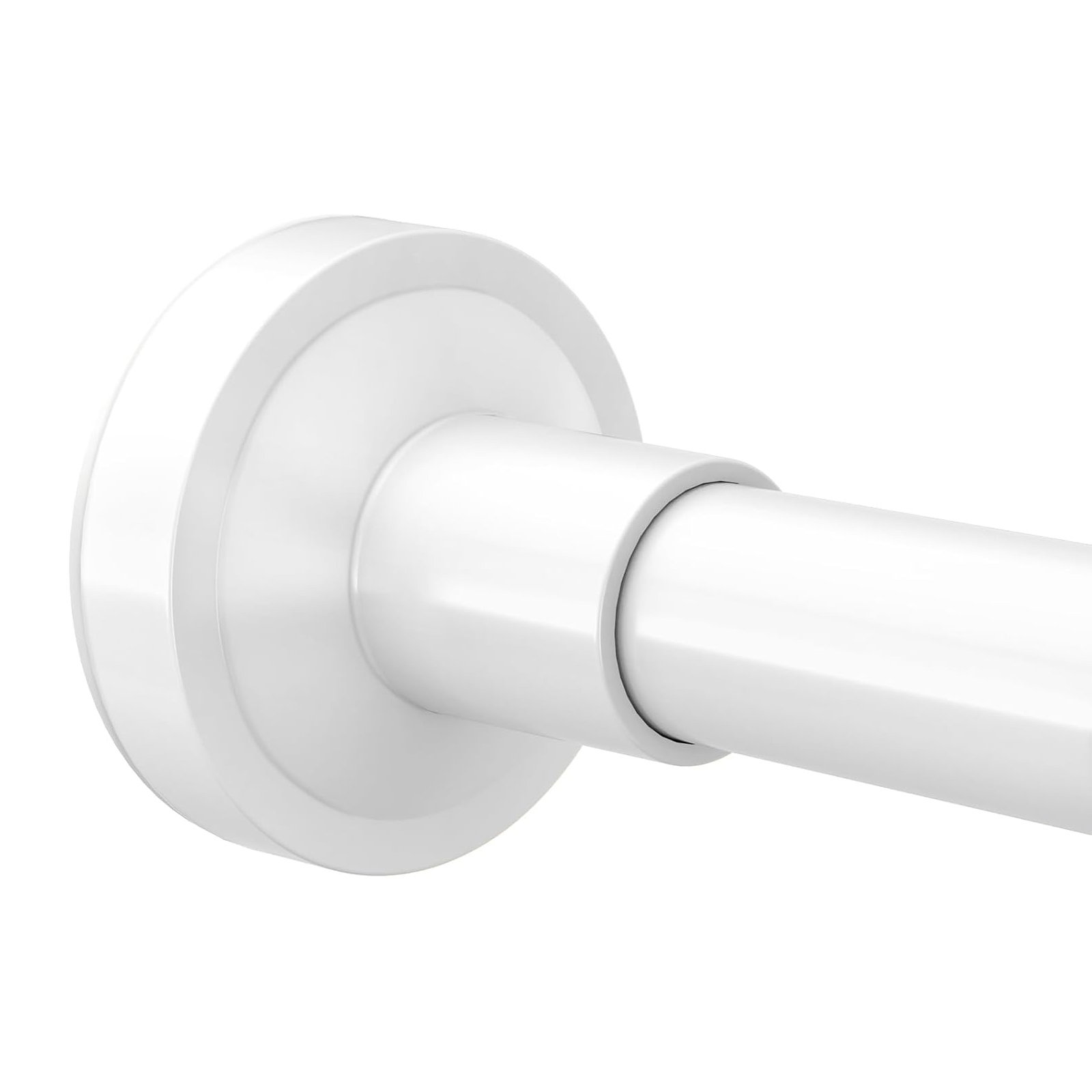 TWDAI No-Drill Adjustable Spring Tension Shower Curtain Rod - Non-Slip ...