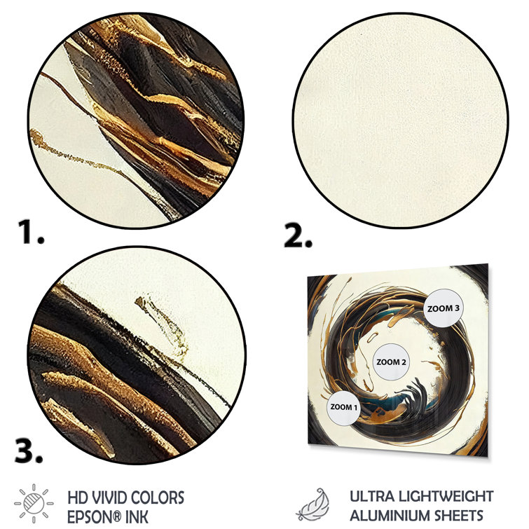 Mercer41 Limson Abstract Wall Decor on Metal | Wayfair