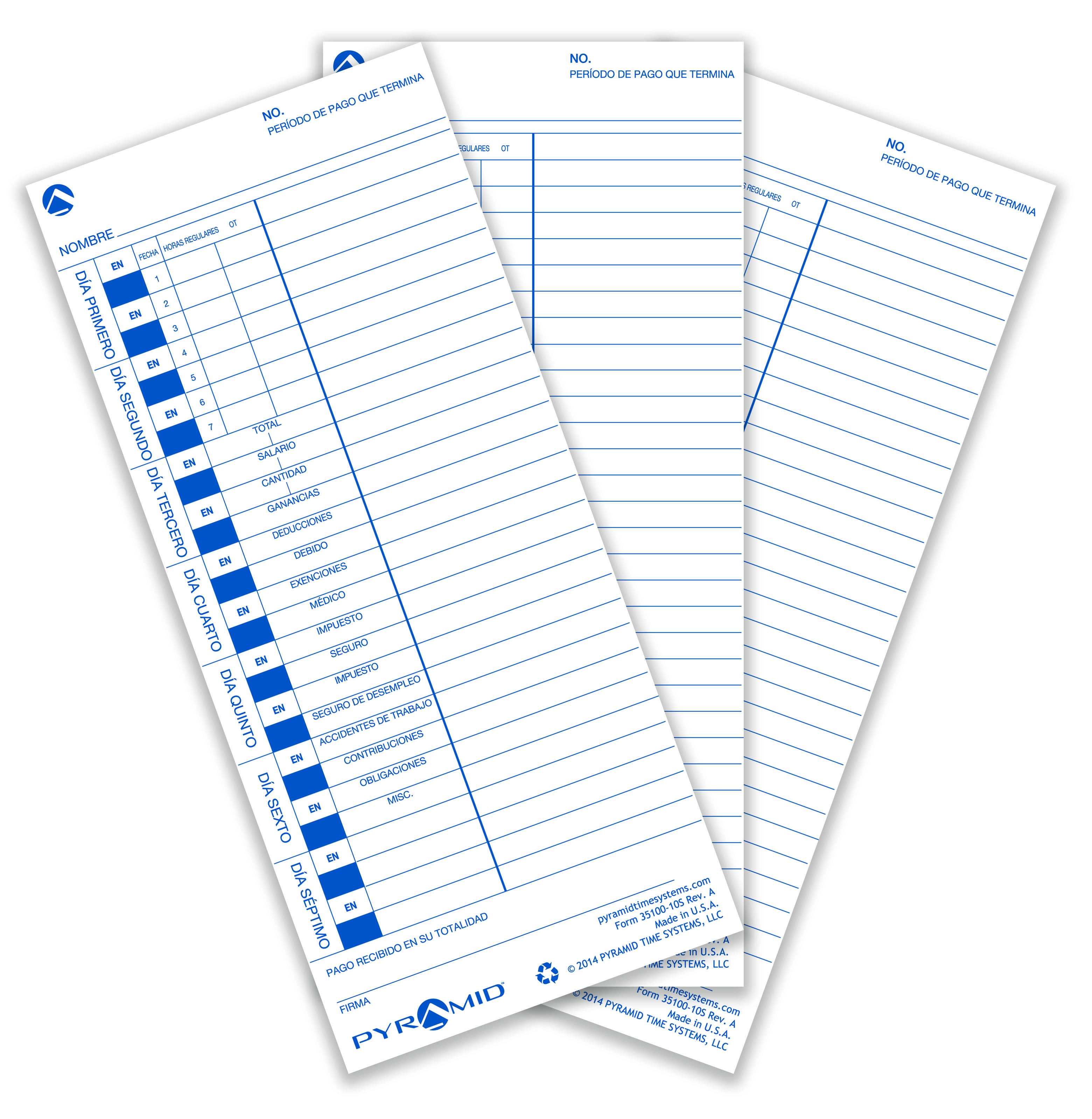 Pyramid Spanish Time Card - Wayfair Canada