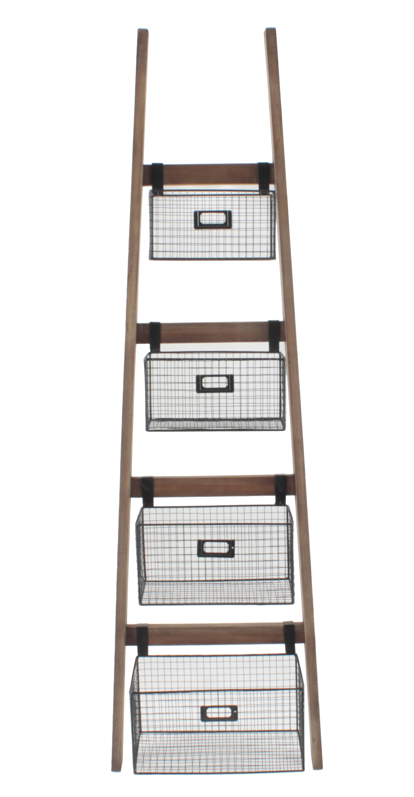 Gracie Oaks Tallulah Wall Shelf Ladder Bookcase & Reviews | Wayfair