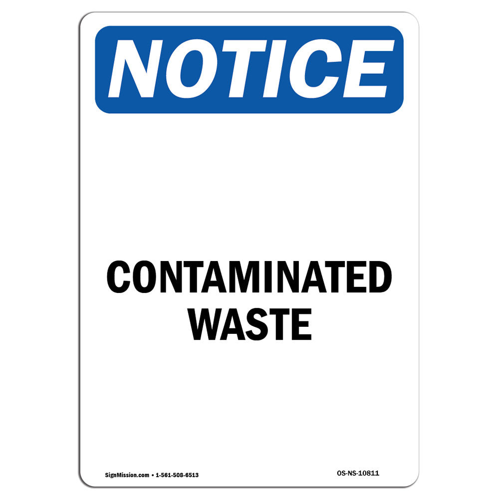 SignMission Contaminated Waste Sign | Wayfair