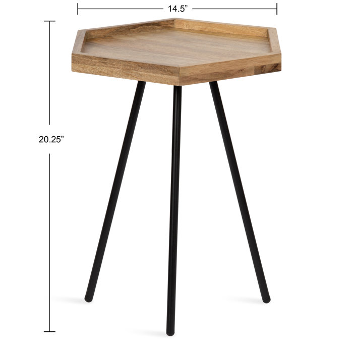 Wrought Studio Alfie End Table & Reviews | Wayfair