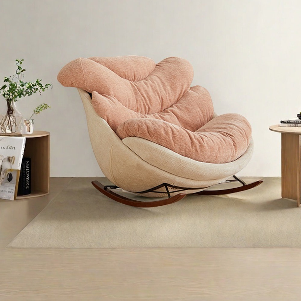 PPEDKS Ergonomic design minimalist rocking chair | Wayfair