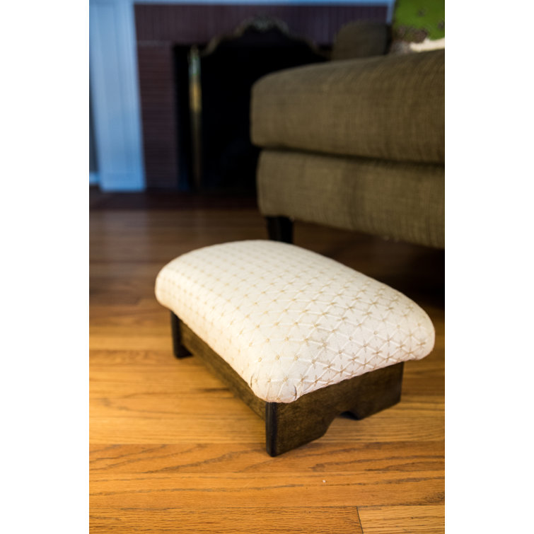 Loon Peak® Padded Foot Stool, 7” Tall, Winter Field - Wayfair Canada