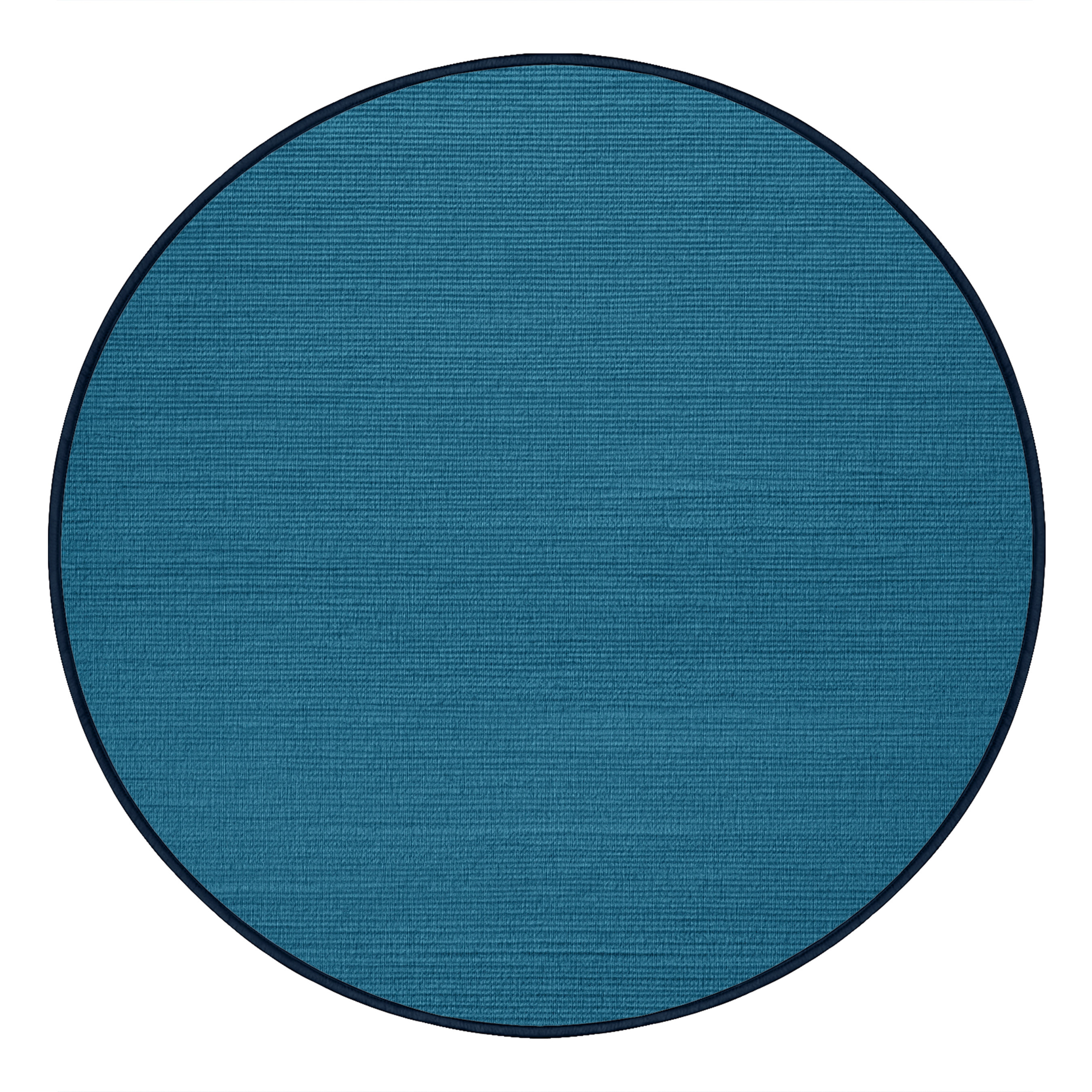 Bloomsbury Market Machine Washable Solid Blue Area Rug | Wayfair