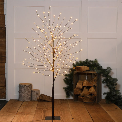 The Seasonal Aisle LED Indoor / Outdoor Lighted Christmas Tree ...