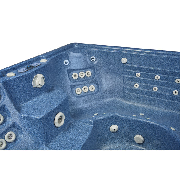 ThermoSpas 5-Person 57-Jet Acrylic Rectangular Hot Tub with Ozonator ...