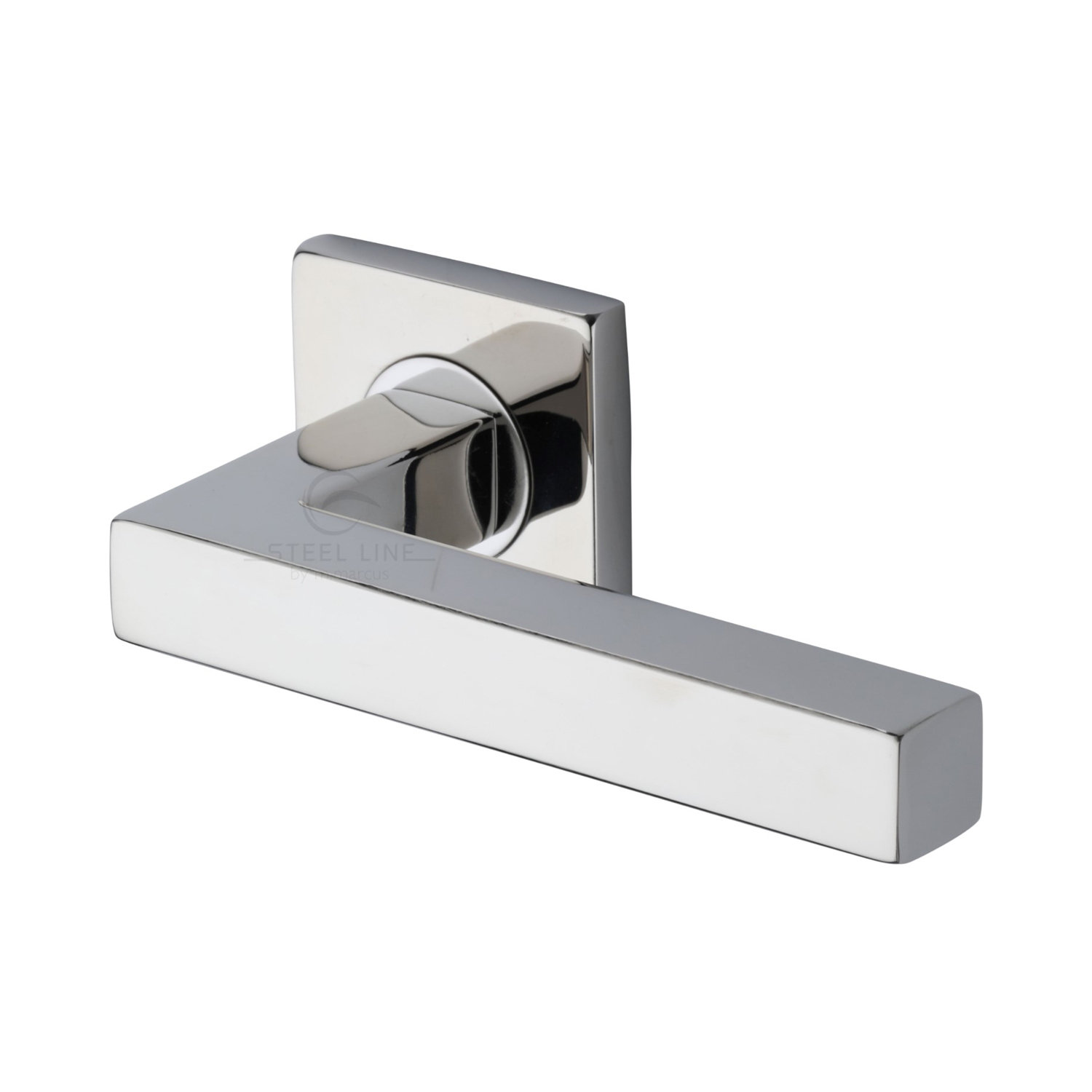 Heritage Brass Square Lever On Square Rose | Wayfair.co.uk
