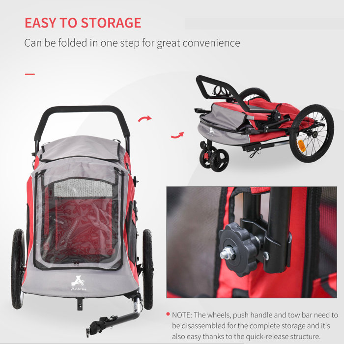 Aosom Folding Standard Stroller & Reviews | Wayfair