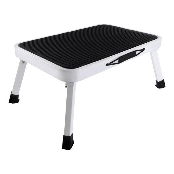 WFX Utility 1 - Step Steel Lightweight Folding Small Step Ladder ...