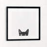 Latitude Run® 'Curiosity (Cat)' - Picture Frame Photograph Print on ...