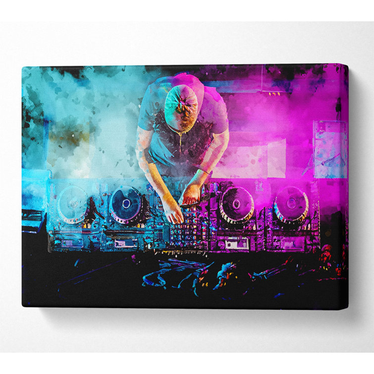 ClassicLiving Double Deck DJ - Wrapped Canvas Art Prints | Wayfair.co.uk