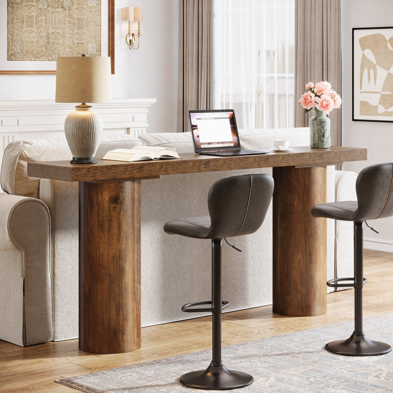Millwood Pines 63" Long Bar Table | Wayfair