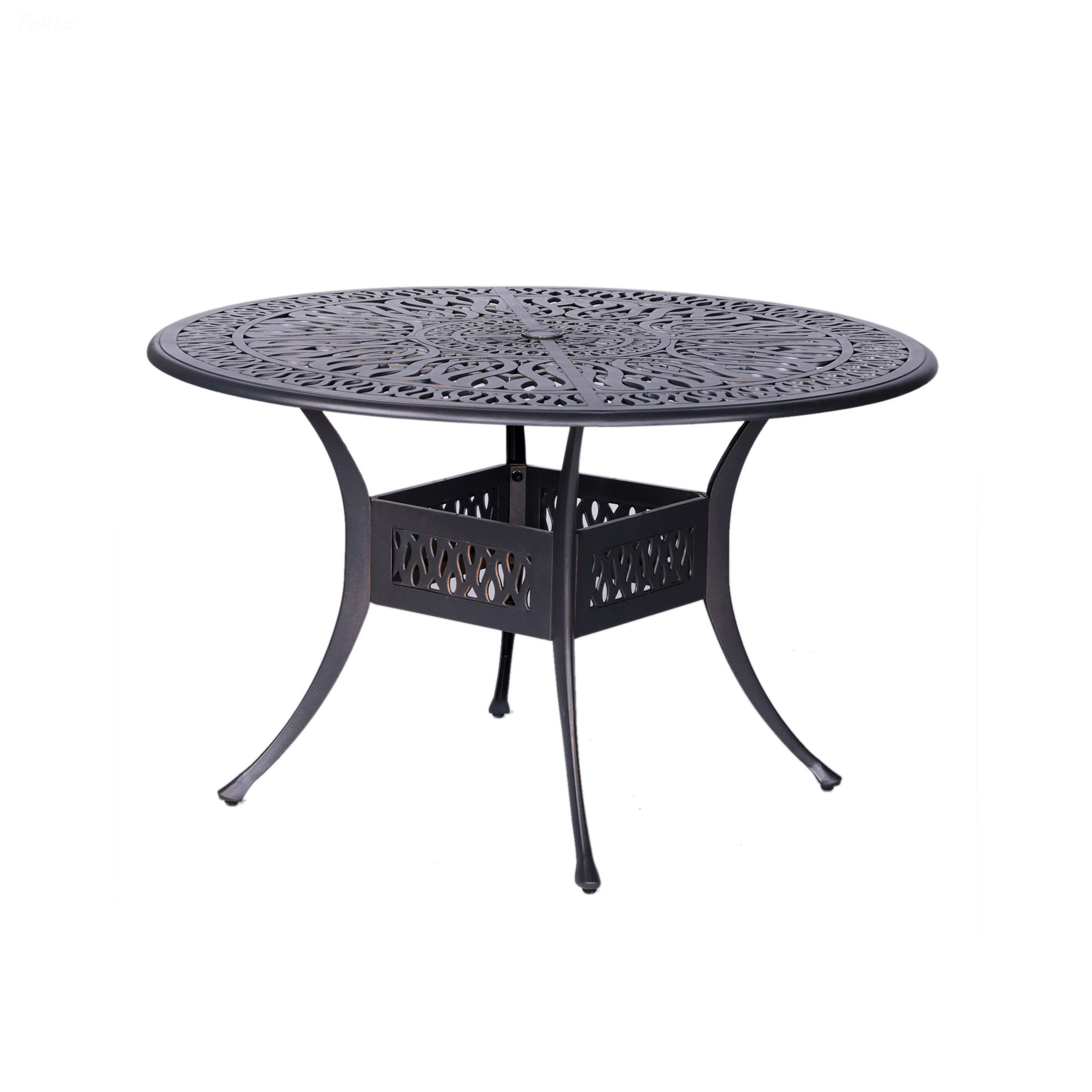 Hokku Designs Outdoor Patio Table, Round Dining Table | Wayfair