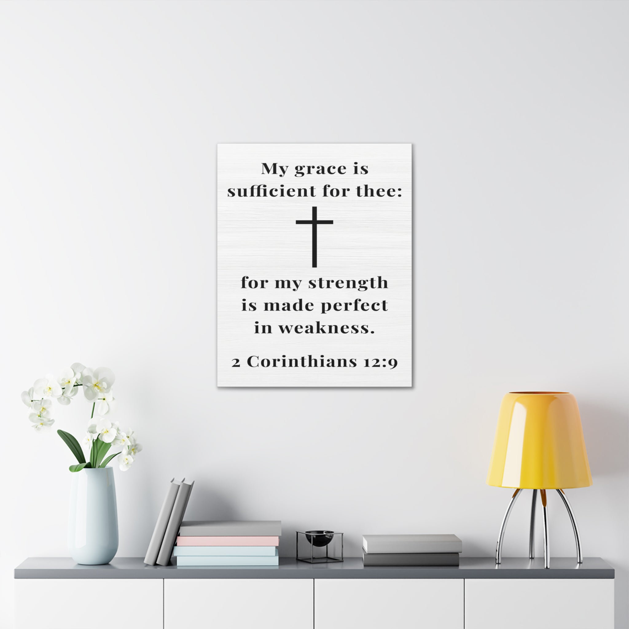 Trinx Scripture Walls 2 Corinthians 12:9 My Grace is Sufficient Bible ...