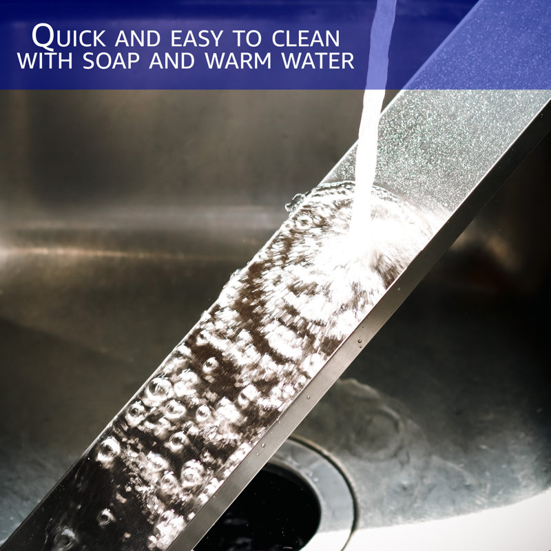 Prep & Savour Dezeray Adhesive Stainless Steel Spice Rack | Wayfair