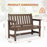 Lark Manor™ High Density Polyethylene Outdoor Bench & Reviews | Wayfair