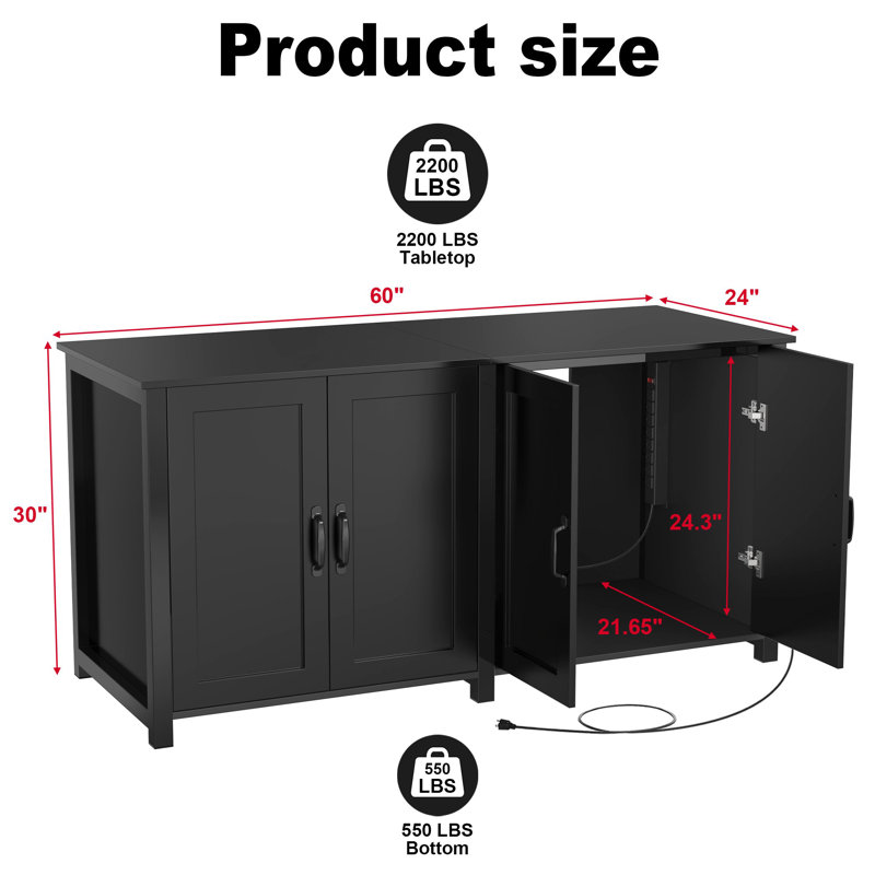 Tucker Murphy Pet™ 100-150 Gallon Fish Tank Stand, 120 Gallon Tank ...