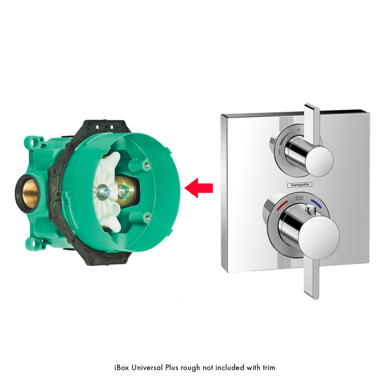 Hansgrohe iBox Universal Plus Rough In Valve with Service Stop for ...