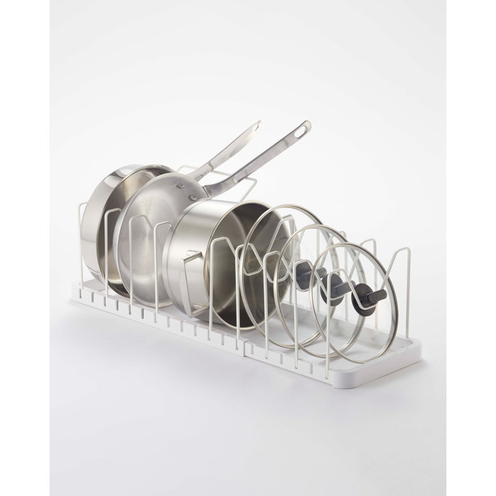 Yamazaki USA Tower Yamazaki Home Adjustable Lid & Pan Organizer ...