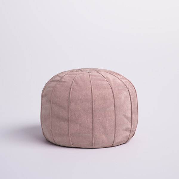 Mercer41 Velvet Pouf & Reviews | Wayfair