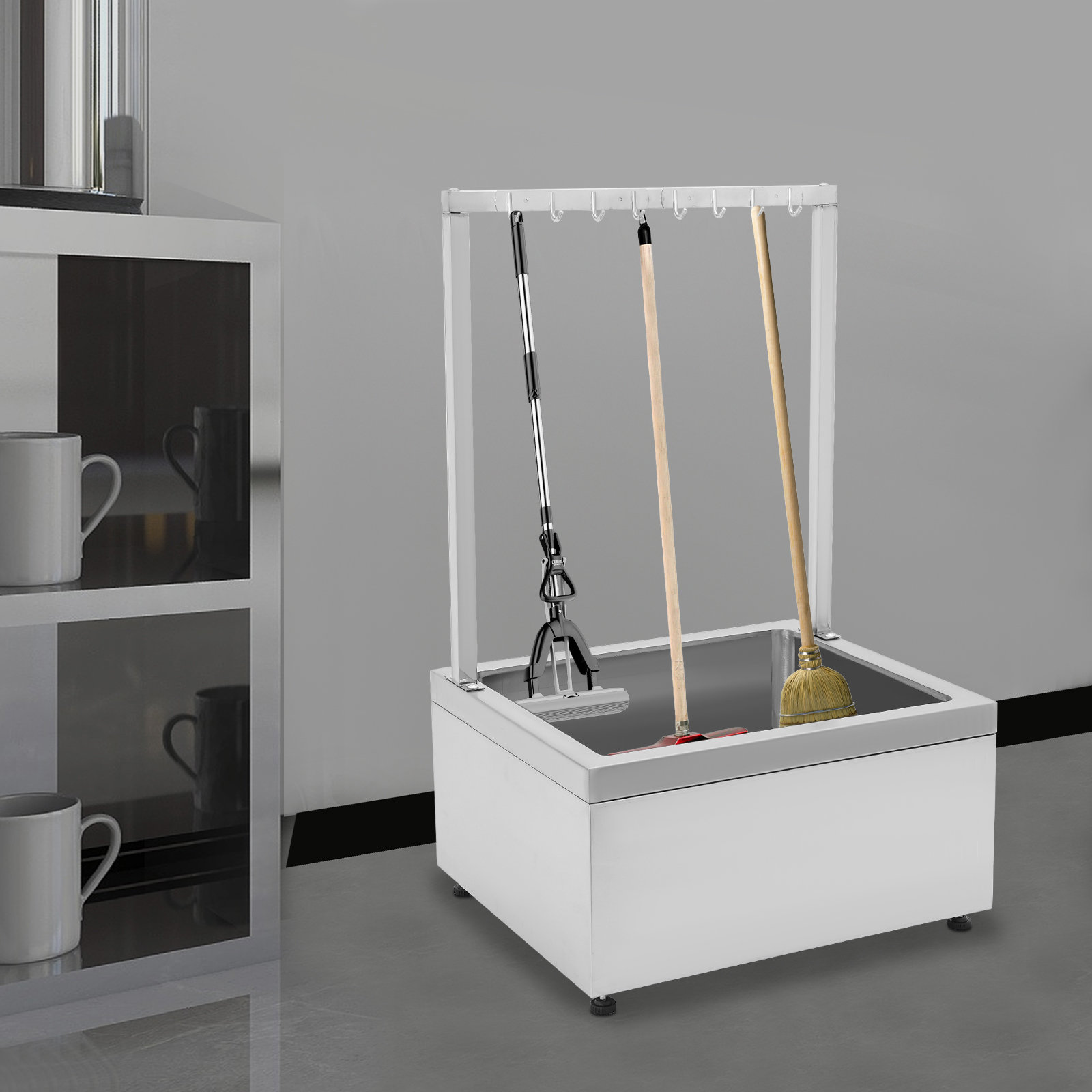 SUNYOU Mop Sink With Cleaning Tool Rack - Wayfair Canada