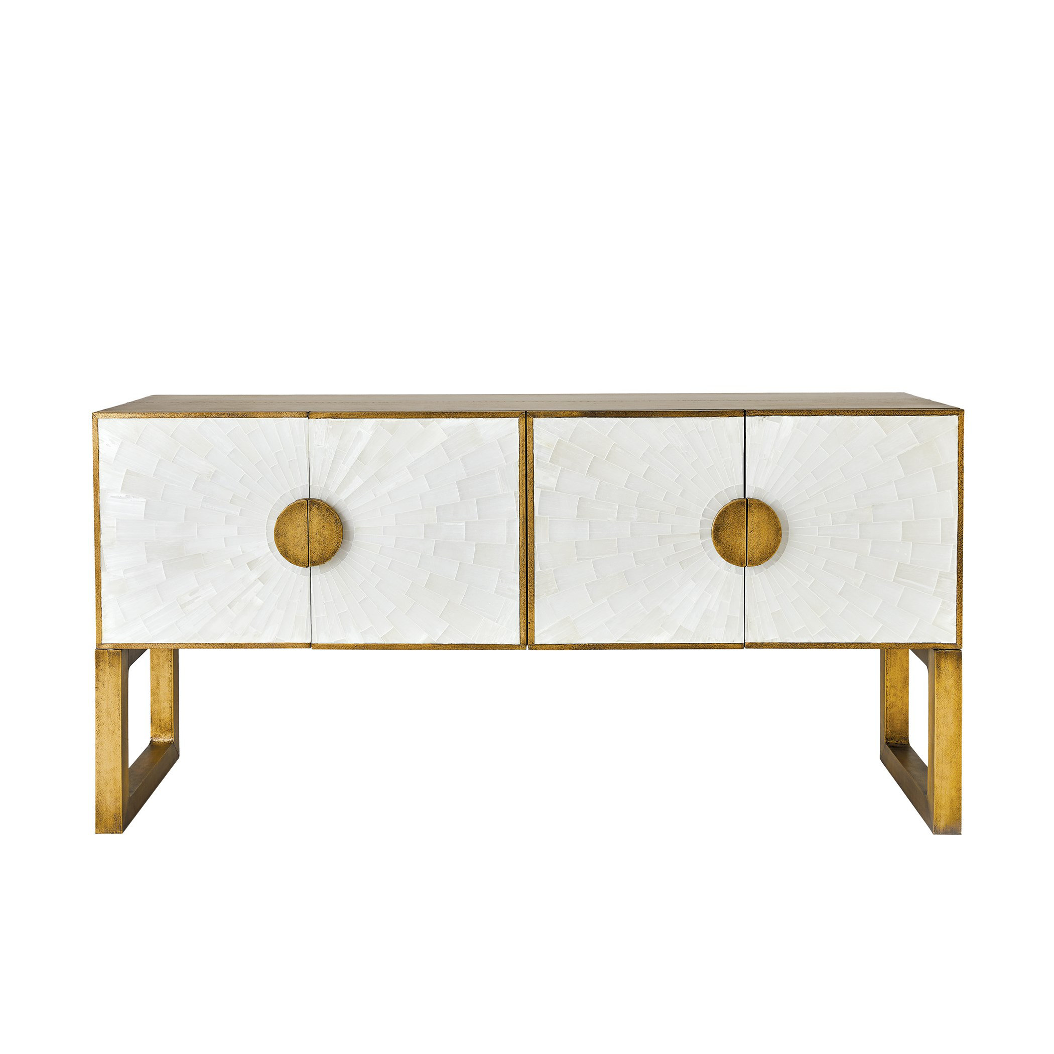 Global Views Gypsum Console | Perigold