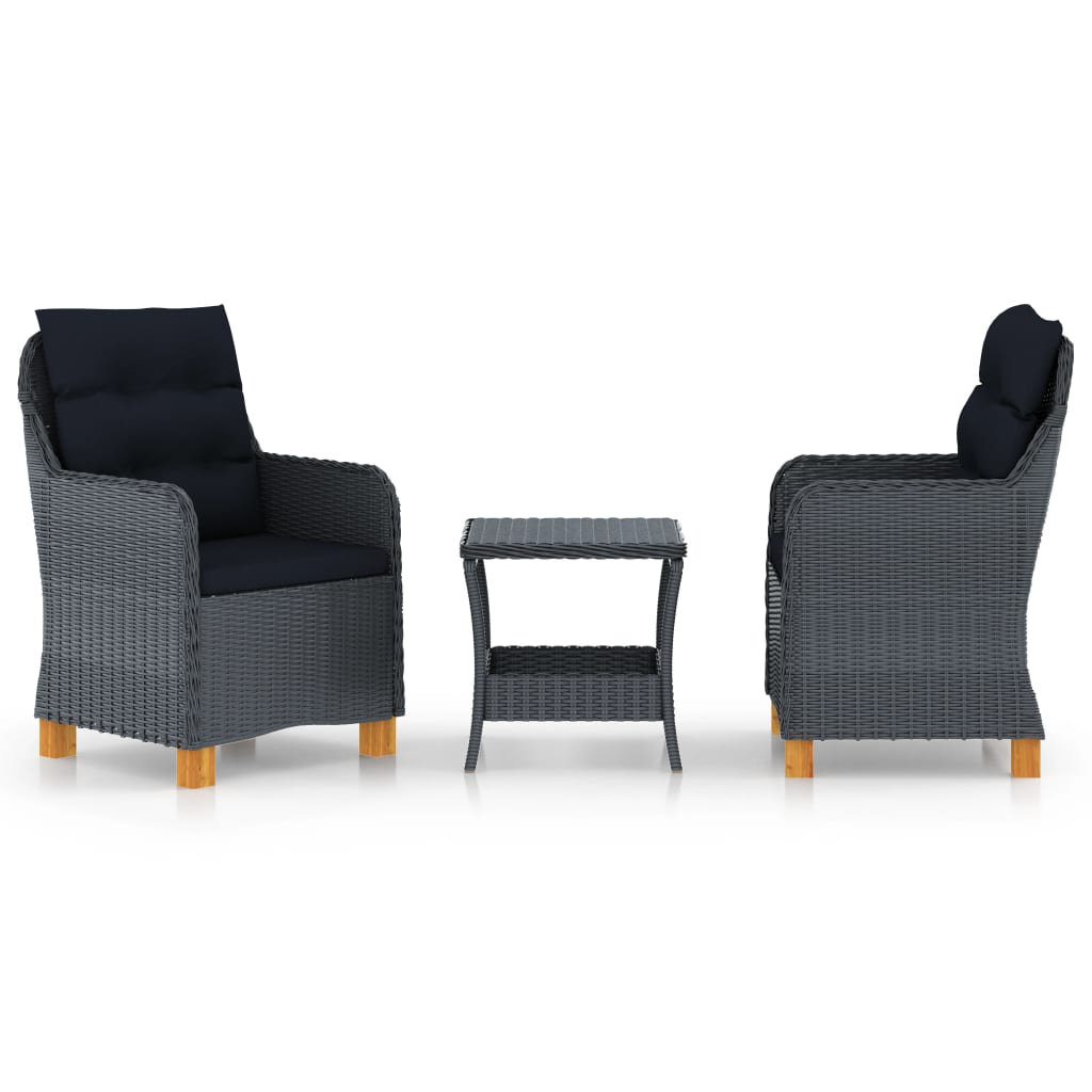 Winston Porter Brundon 3 Piece Lounge Chair with Cushions | Wayfair