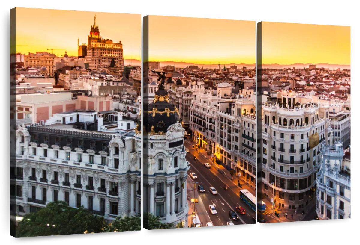 Ebern Designs Rorry Gran Via Shopping Street | Wayfair