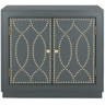 Rosdorf Park Studded 2 Door Accent Cabinet & Reviews | Wayfair