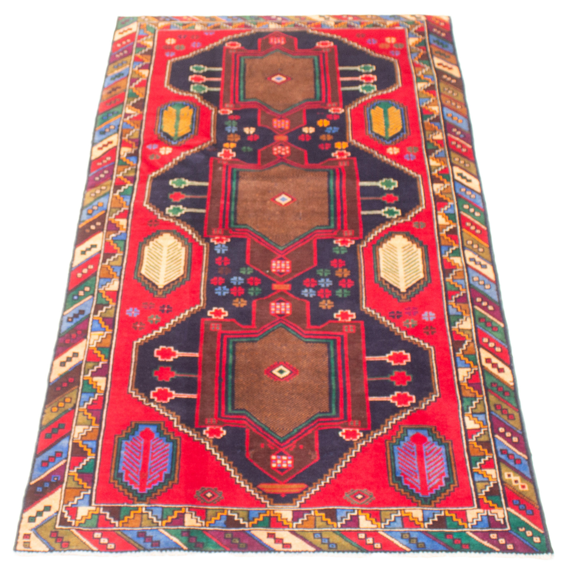 Isabelline Teimani Dark Navy Rug 3'3" x 6'6" | Wayfair