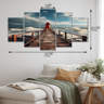 Breakwater Bay Pier Whispering Waves V - Coastal Pier Wall Art Living ...