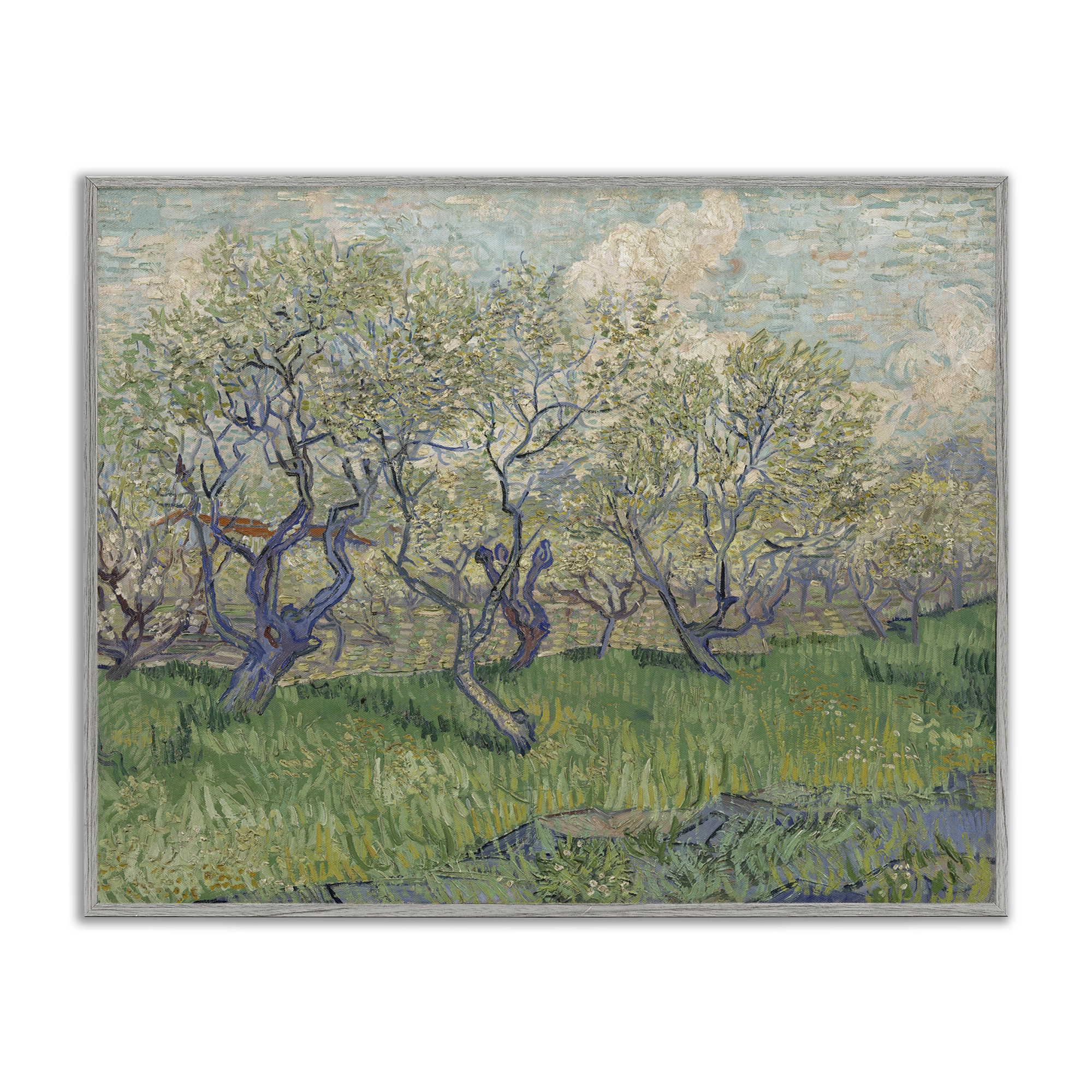 Fleur De Lis Living Classic Van Gogh Blossoming Orchard Giclee Art by ...