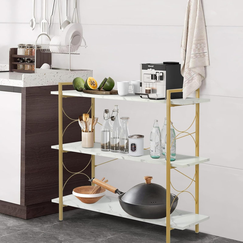 Everly Quinn Modern Open Low 3 Shelf Bookcase | Wayfair