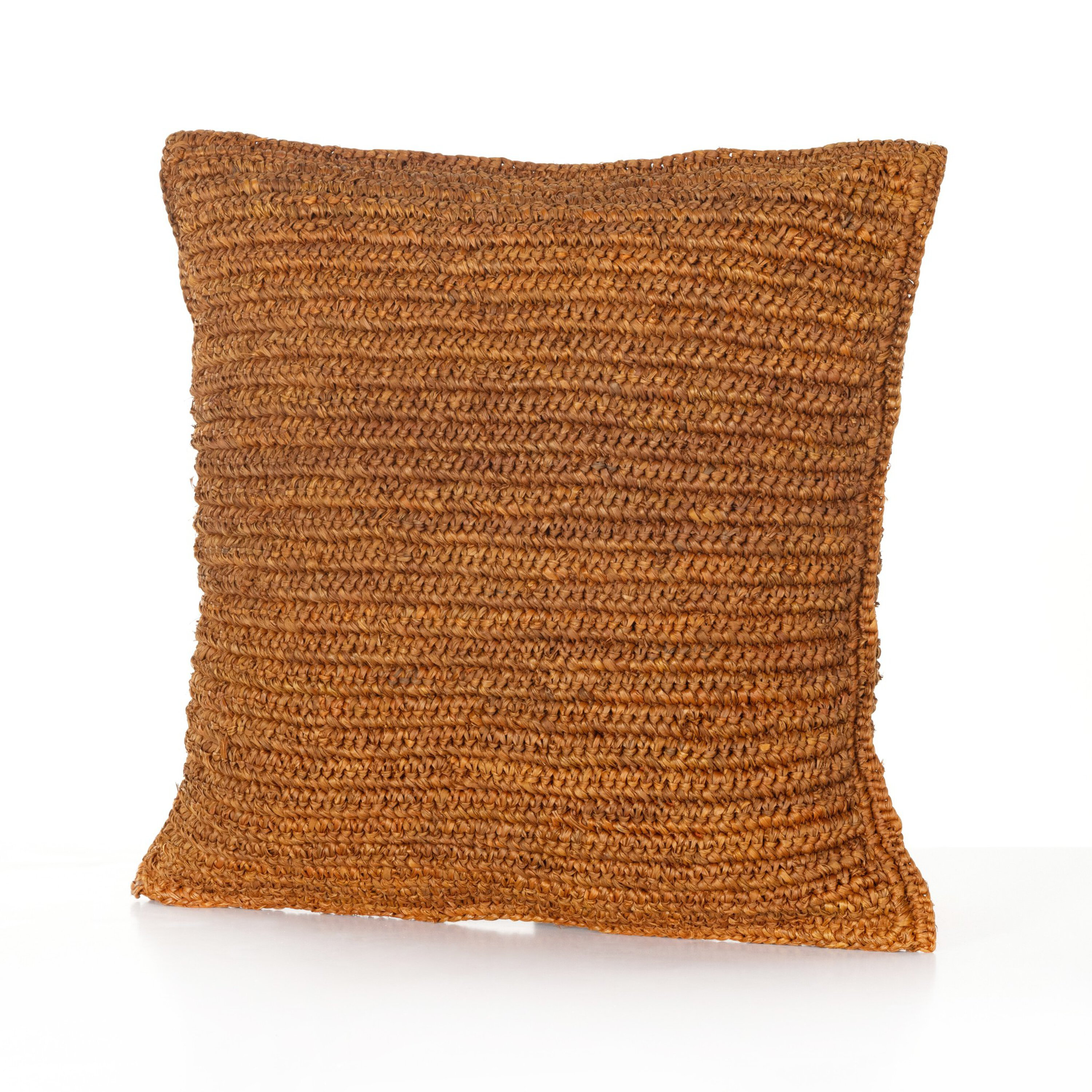 Four Hands Woven Palm Throw Square Pillow Cover & Insert | Wayfair