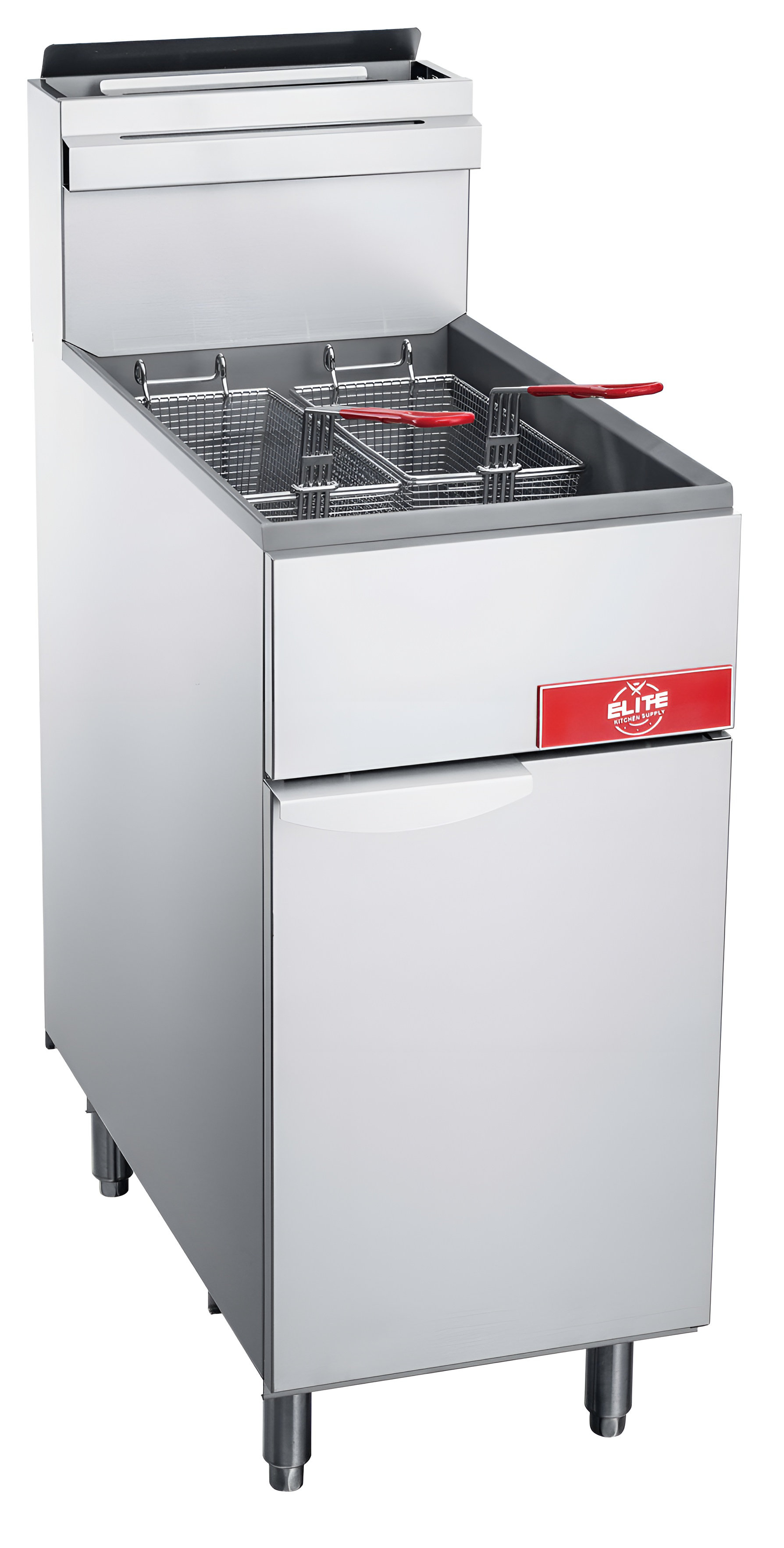Elite Kitchen Supply 20 Qt. 40 lbs. Stainless Steel Natural Gas ...