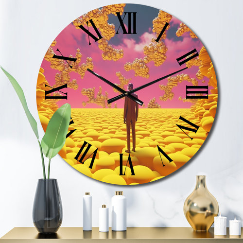 DesignArt Quantum Field Of Possibilites Retro Futuristic Metal Wall ...
