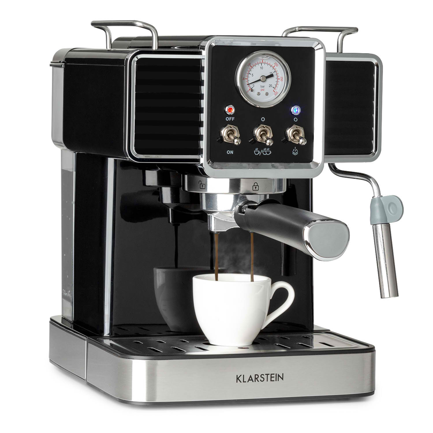 Klarstein Gusto Classico Espresso & Coffee Machine & Reviews | Wayfair ...