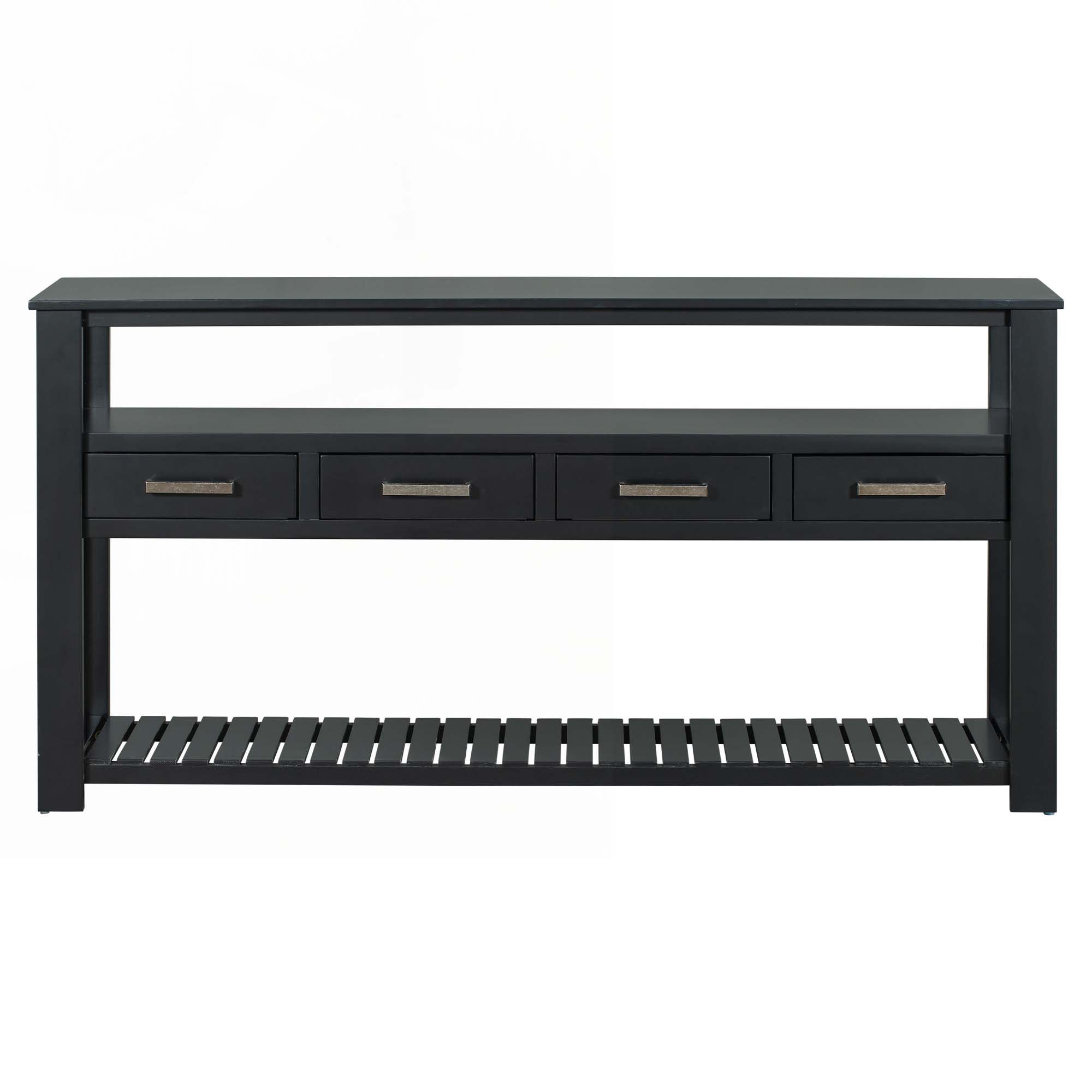 Red Barrel Studio® Modern Console Table Sofa Table for Living Room with ...