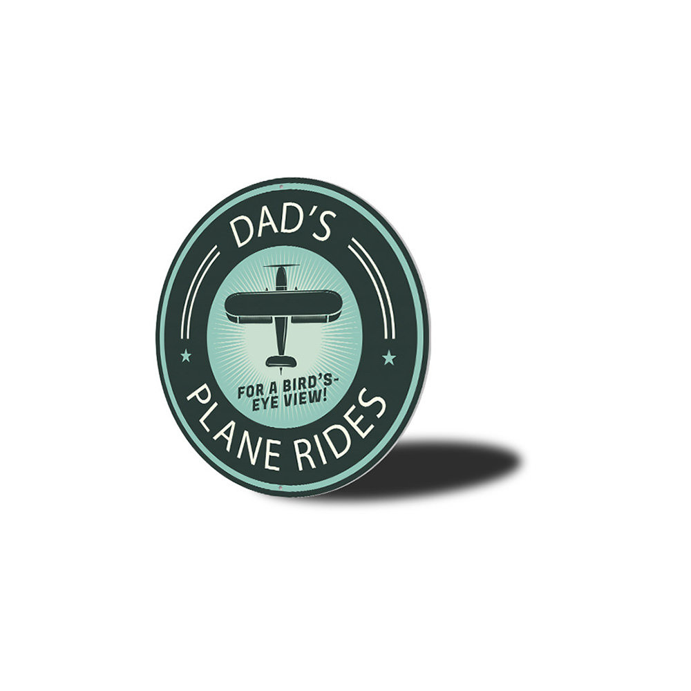 Lizton Sign Shop, Inc Plane Rides Bird's Eye View Airplane Aluminum ...