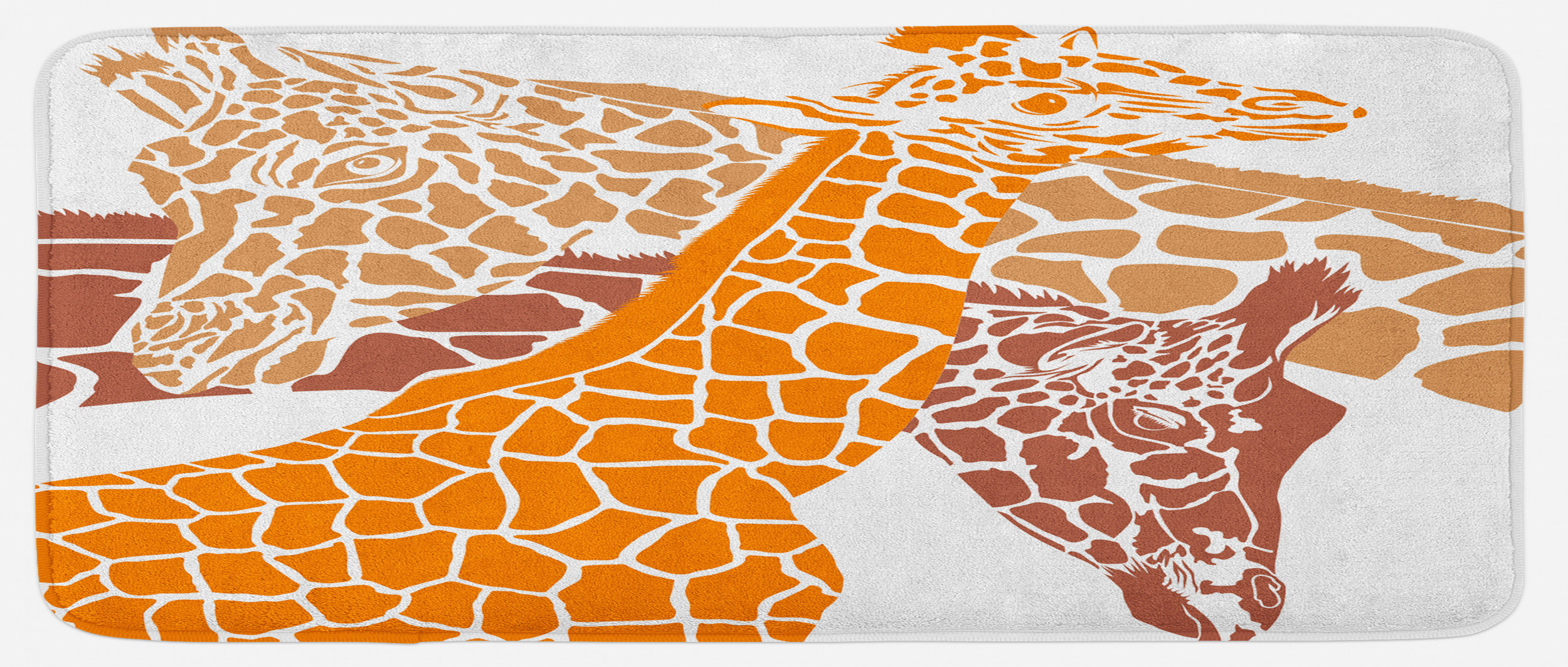 East Urban Home Giraffe Kitchen Mat | Wayfair